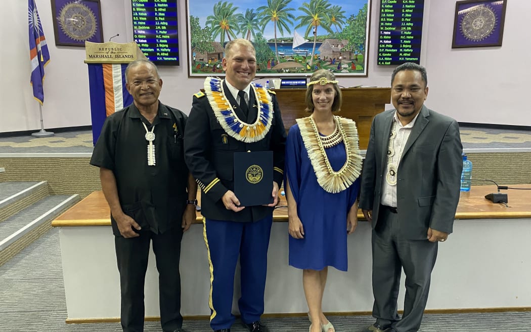 Marshalls parliament praises Army commander for Covid action | RNZ News