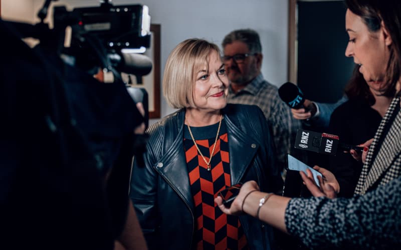Judith Collins 'enjoying every moment' as National leader | RNZ