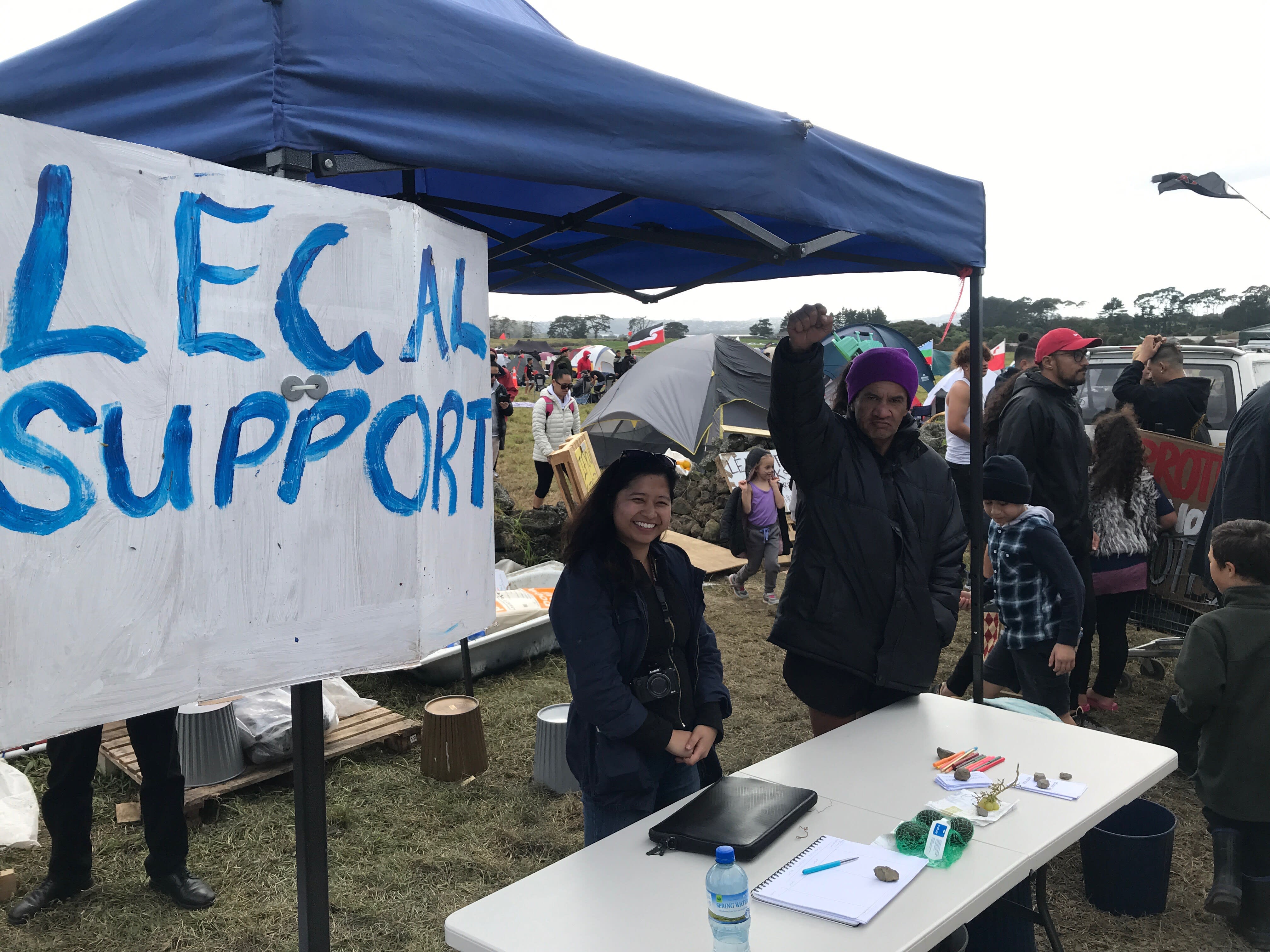 Ihumātao: Government ministers welcomed to protest site with powerful ...