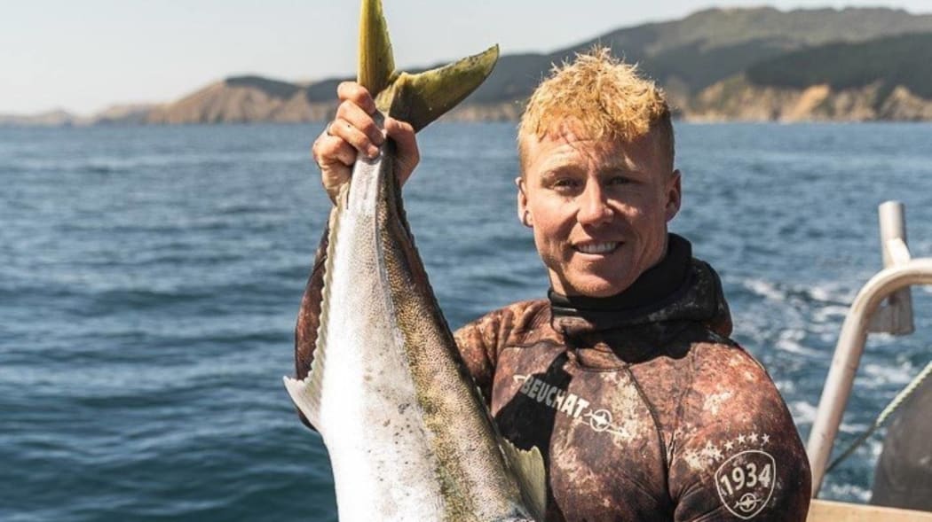 Spearfisher, diver and underwater videographer Sam Wild | RNZ