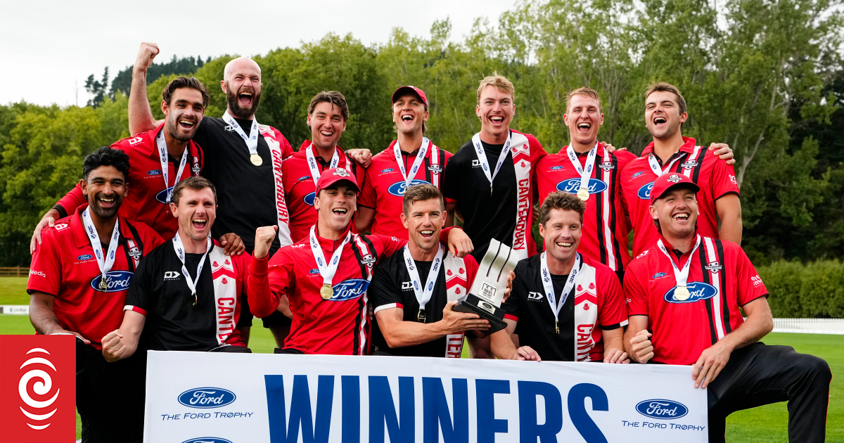 Mitch Hay leads the charge as Canterbury defend domestic one-day crown ...