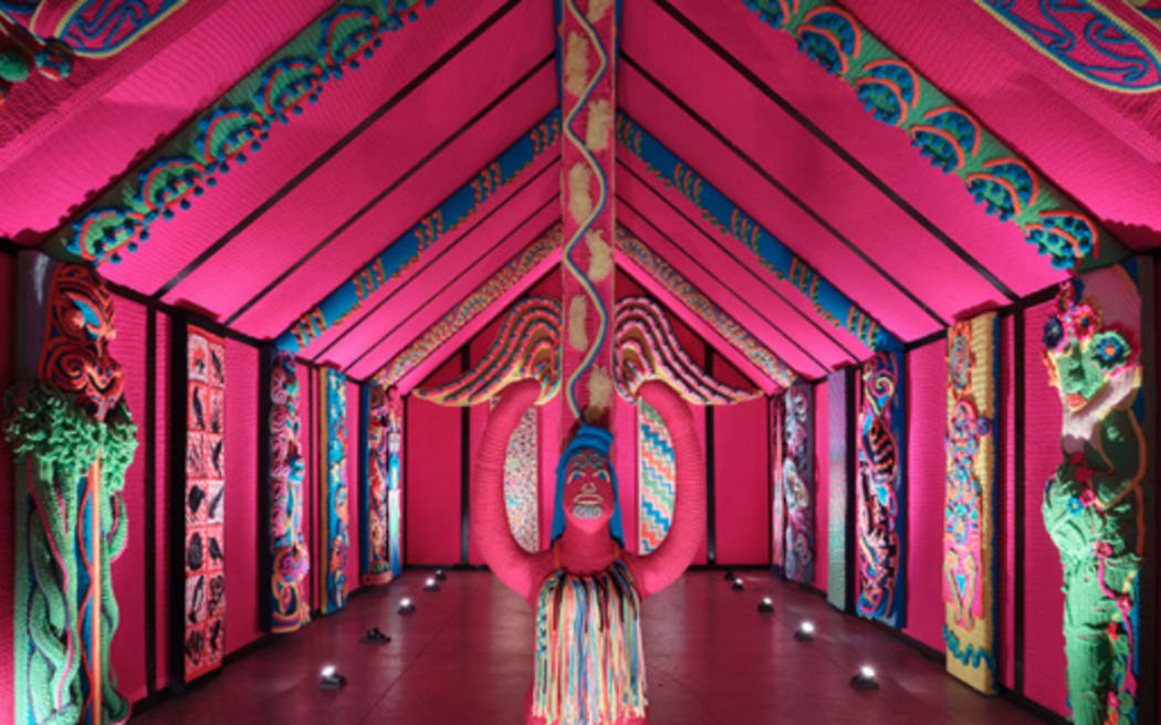 Wharenui Harikoa near completion after 5000 balls of wool | RNZ