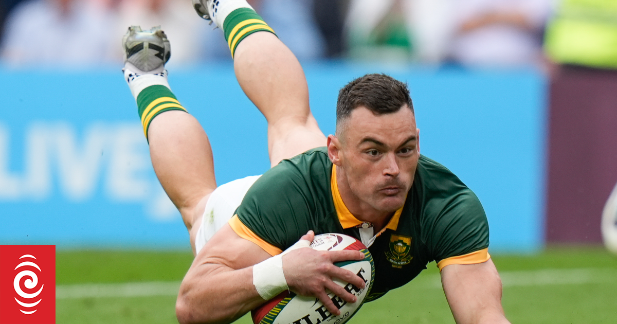 Jesse Kriel to captain Springboks against All Blacks | RNZ News
