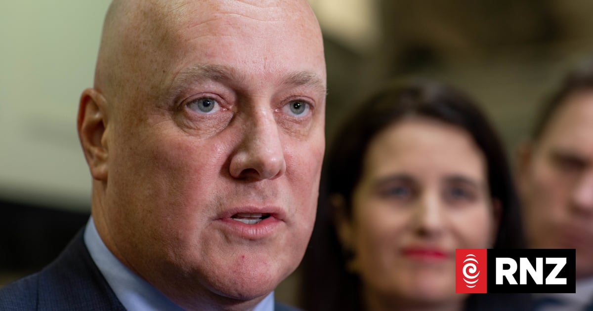 Christopher Luxon speaks to media on Hipkins as PM | RNZ