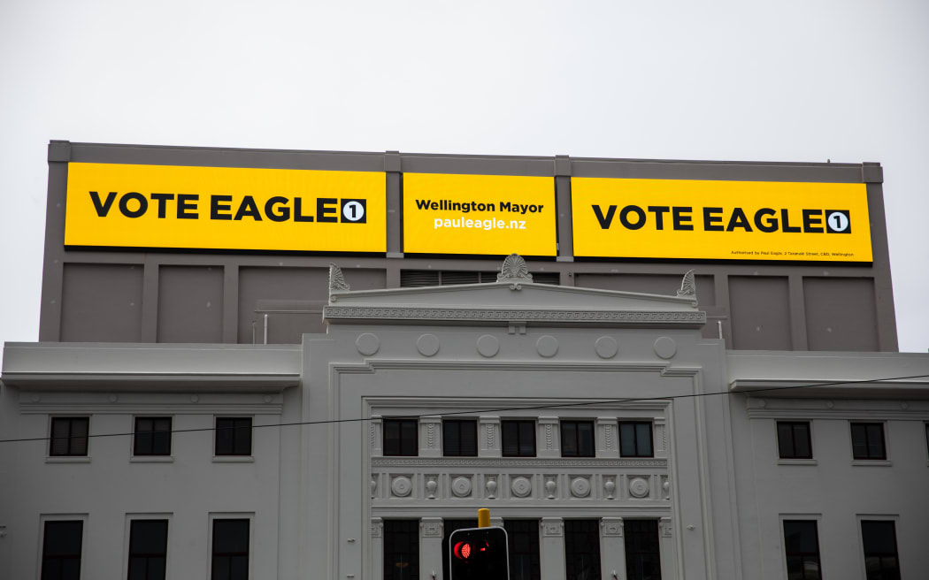 Mayoral candidate Paul Eagle on putting new billboards after taking ...