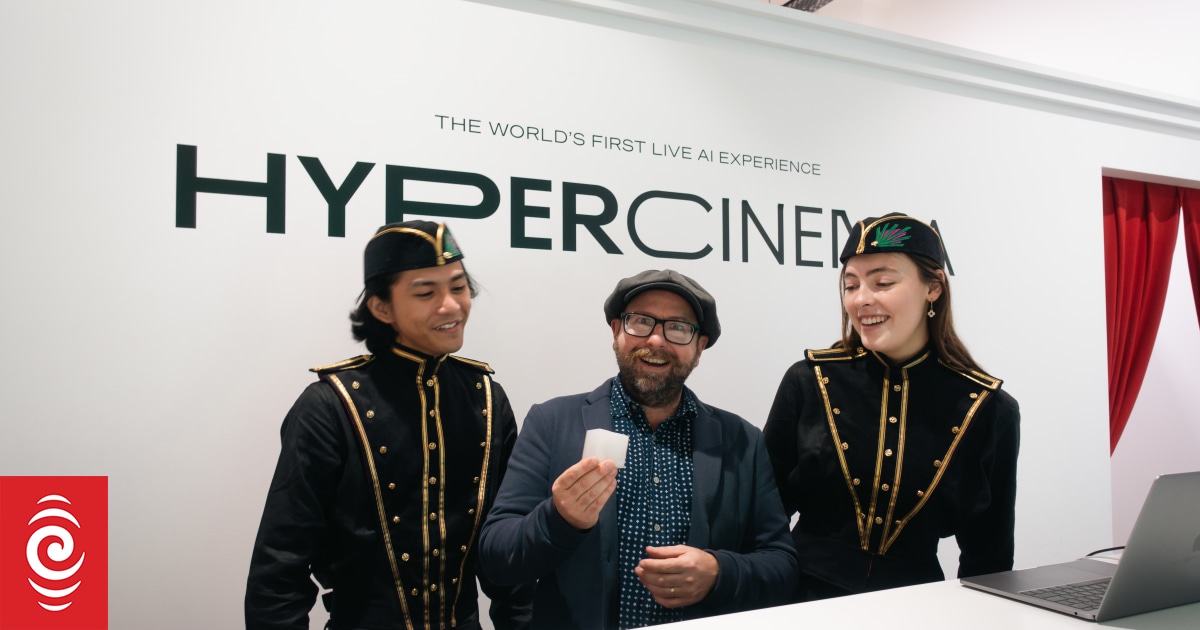 Hypercinema: The AI art installation which lets you be the hero | RNZ