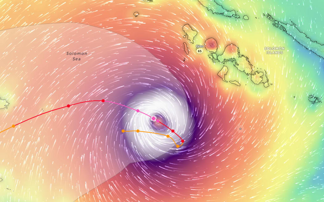 Cyclone Maila reaches Category 5 strength in Solomon Sea | RNZ News