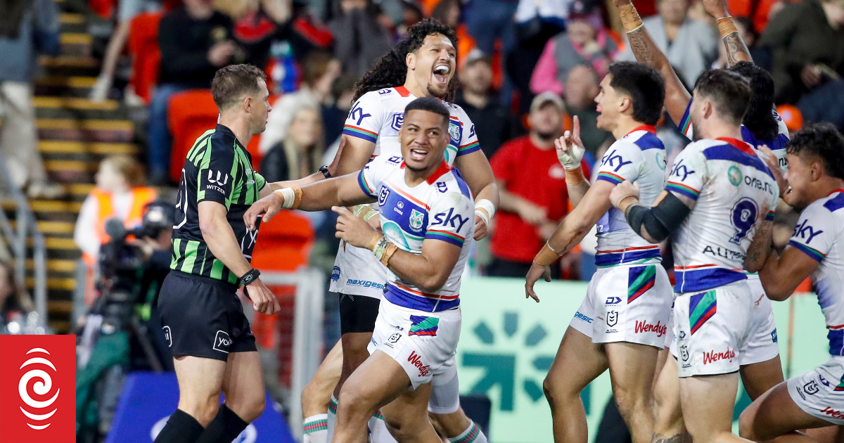 How did Leka Halasima snatch NRL victory for Warriors over Newcastle ...