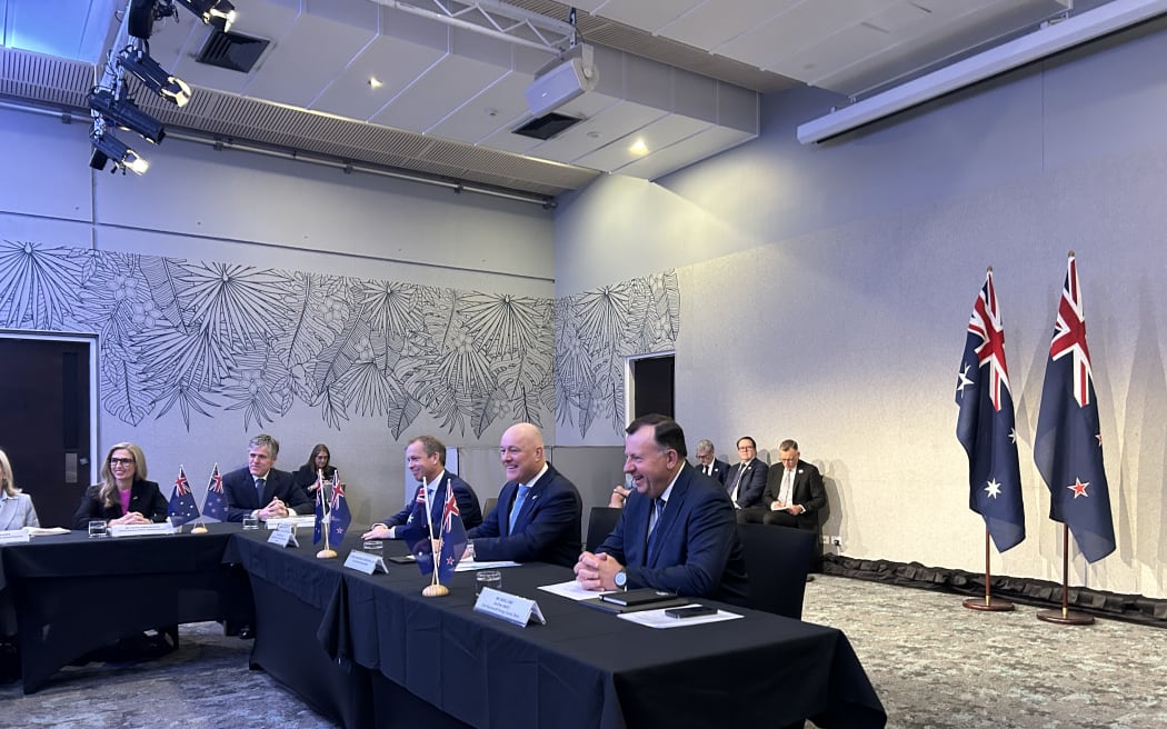 Watch: Christopher Luxon, Australian PM Anthony Albanese speak to media ...