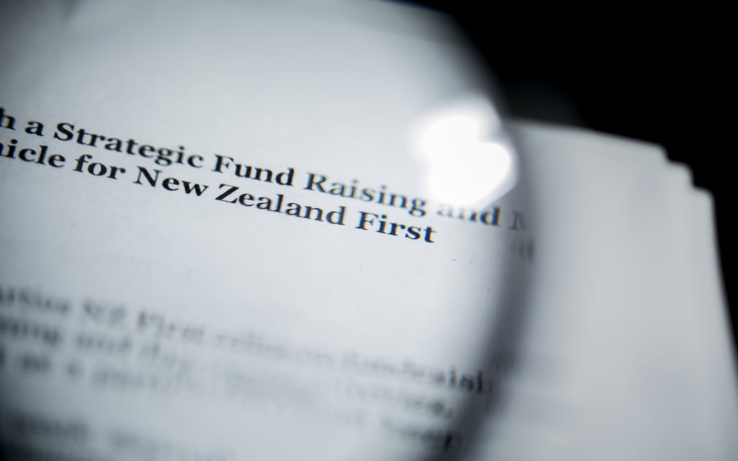 Donations and declarations: The NZ First Foundation explained | RNZ News