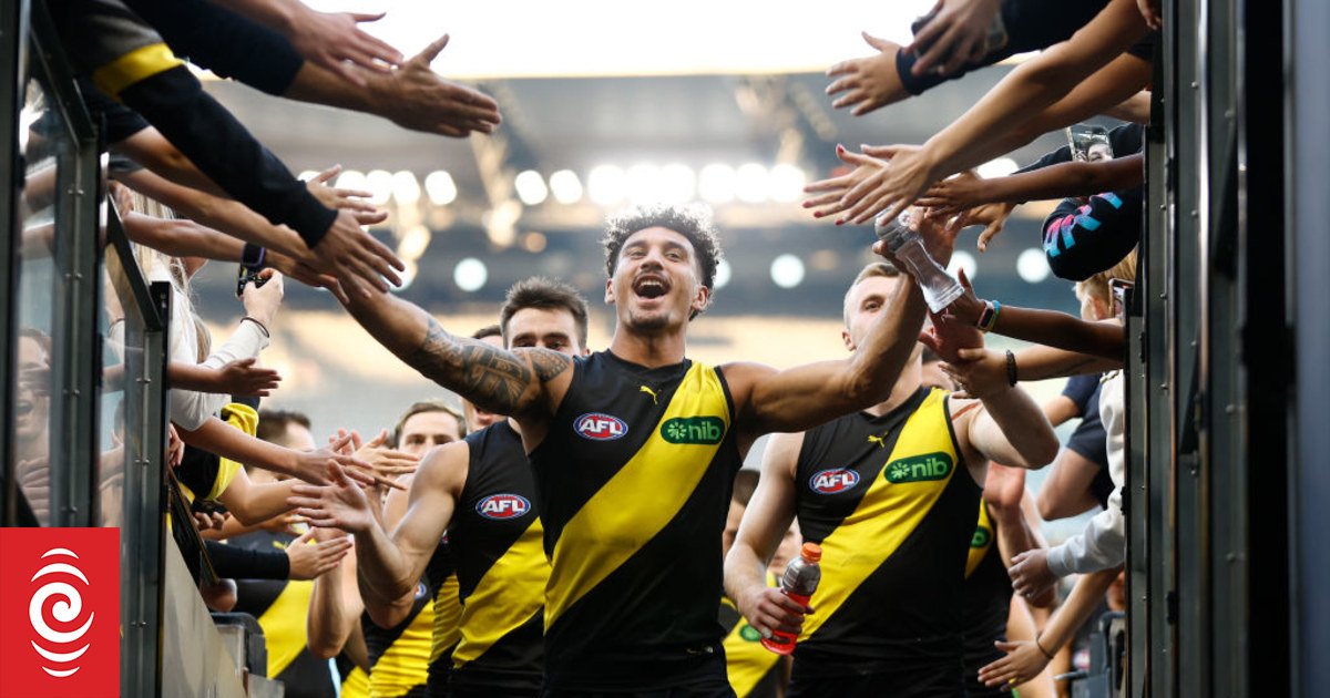 Lefau scores first AFL goals, helps Richmond to upset win | RNZ News
