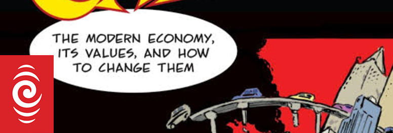 Graphic novel takes aim at Hypercapitalism | RNZ