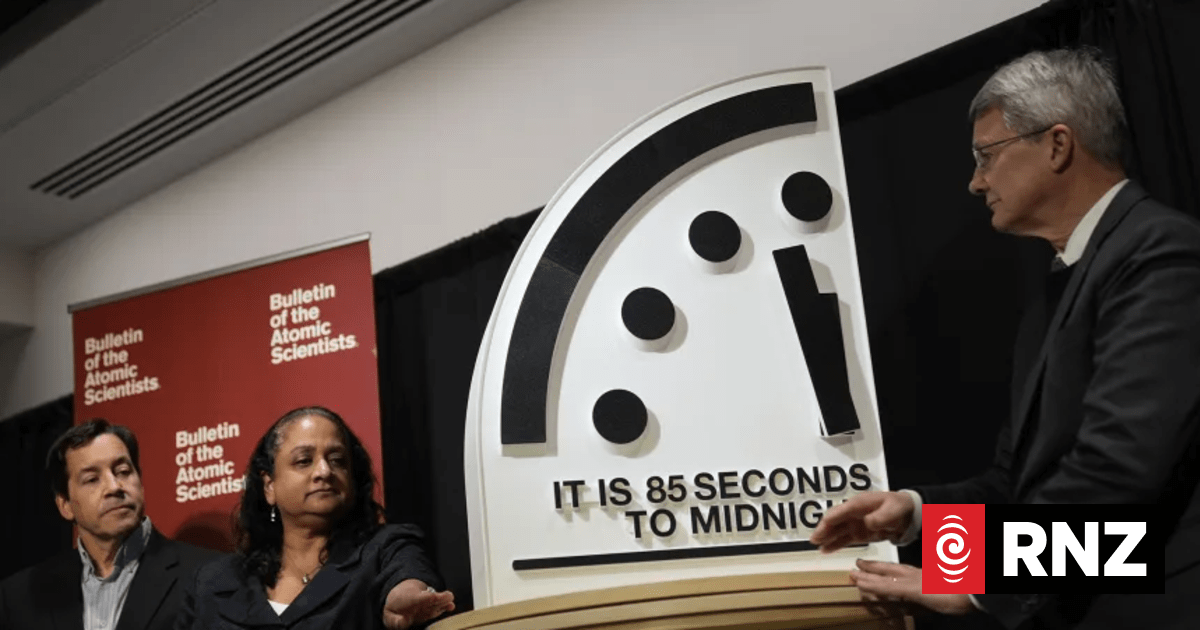 Doomsday Clock 2026: Scientists set new time | RNZ News