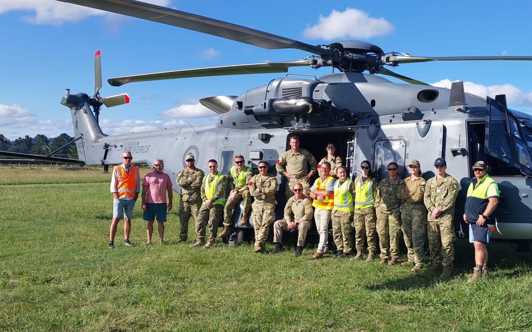 Tairāwhiti Civil Defence troops touch down in flood-damaged East Coast ...
