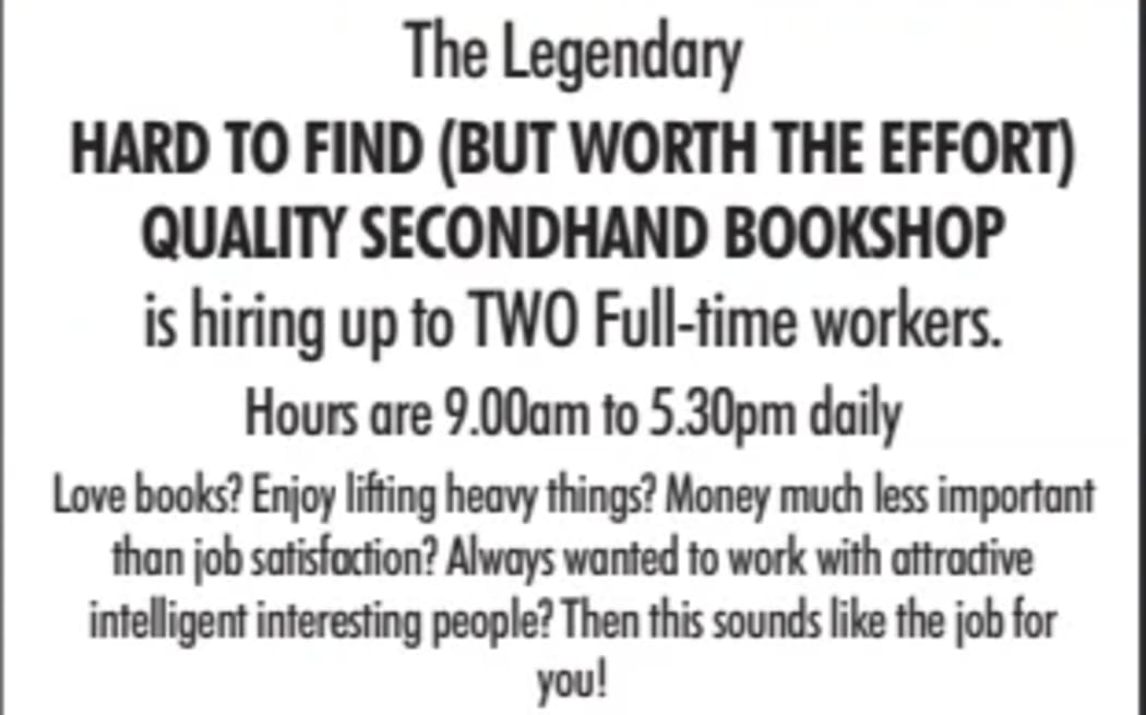 An eye-catching recruitment strategy | RNZ