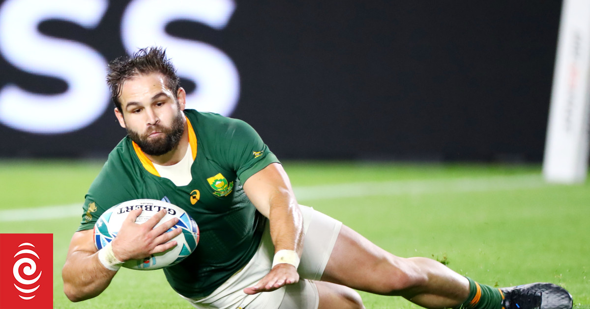 Springboks react to death threat against halfback Reinach | RNZ News