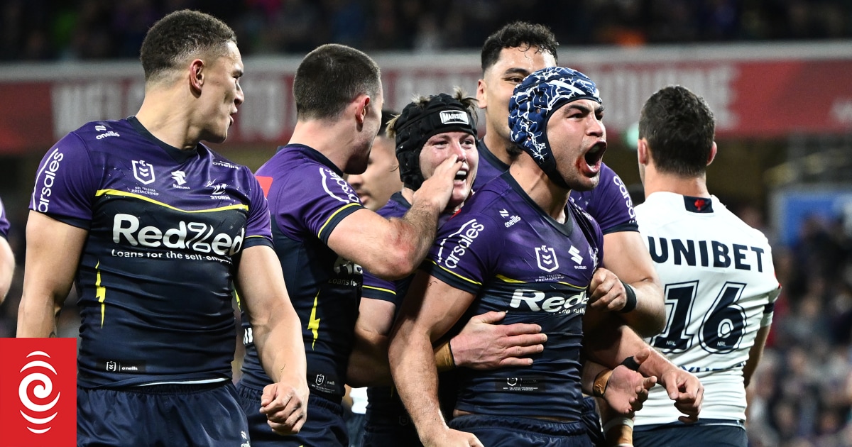 Melbourne Storm beat Sydney Roosters to reach NRL grand final | RNZ News