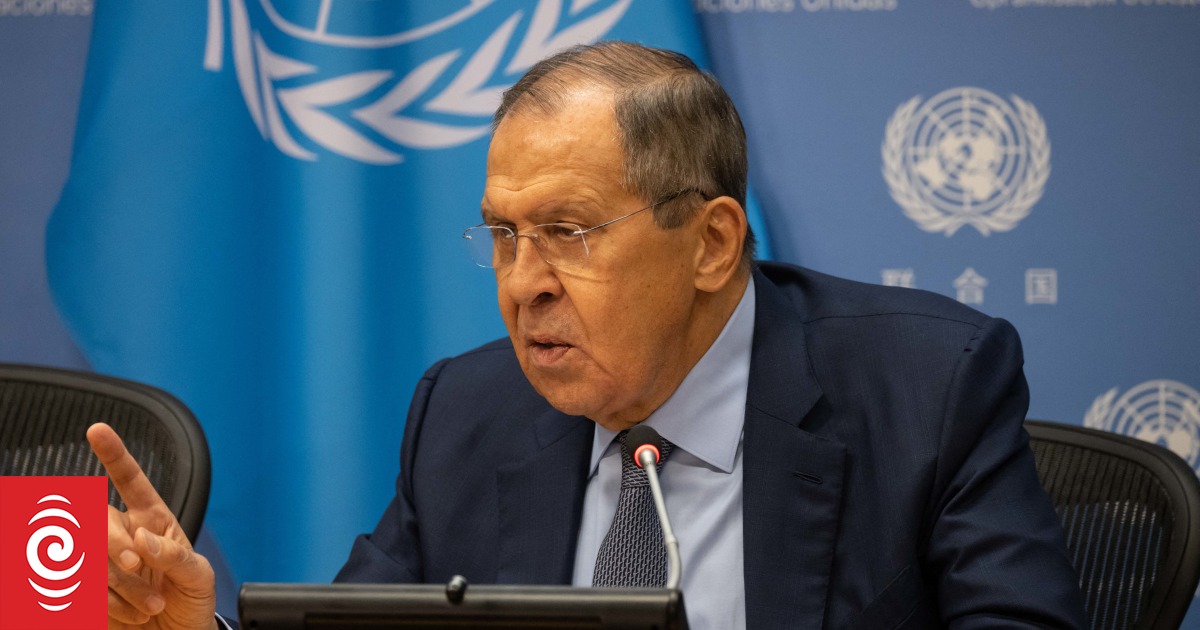 Russia's foreign minister at UN accuses NATO and EU of declaring 'real ...