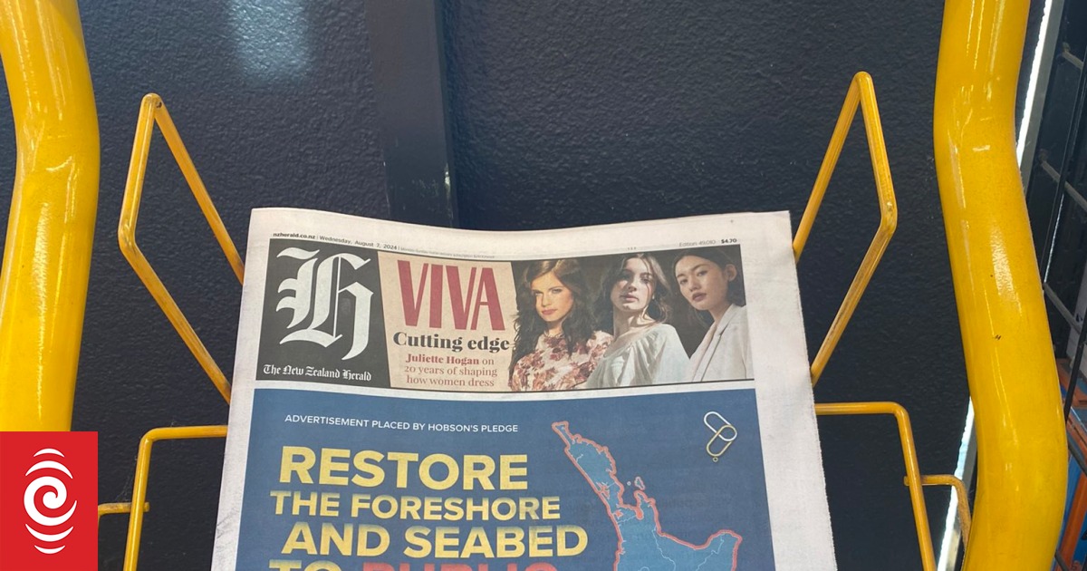 Midweek Mediawatch - Herald denies Hobson's Pledge | RNZ