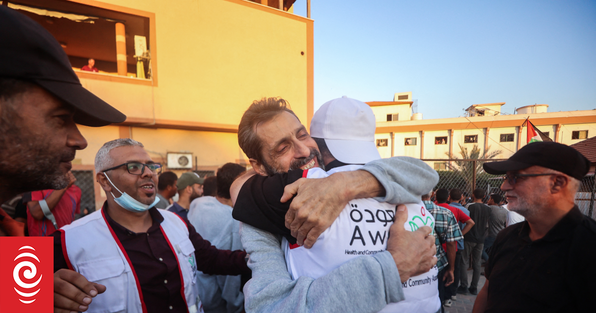 Live: Israel releases Palestinian prisoners, Trump arrives to praise ...