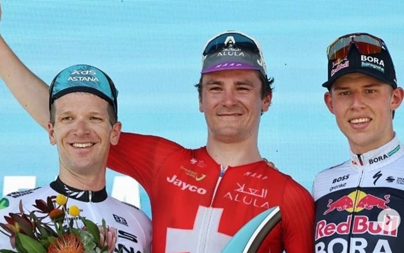 NZ road cycling pair share WorldTour podium | RNZ