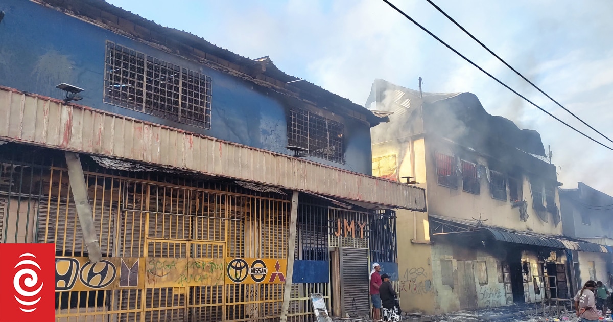 Solomon Islands riots: Torched buildings in Honiara's Chinatown still ...