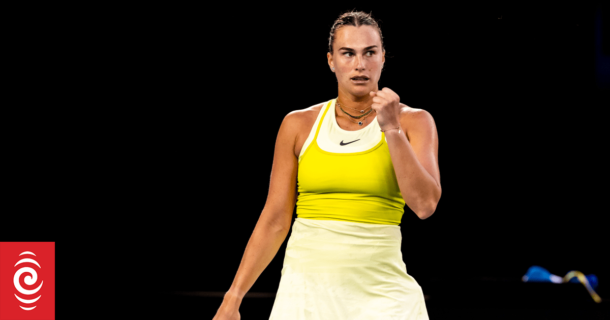 Aryna Sabalenka through to fourth round of Australian Open after tough battle | RNZ News