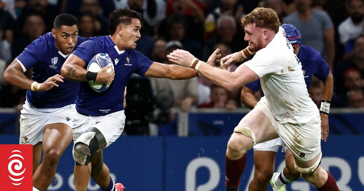 Rugby World Cup 2023: Samoa lose close game against England | RNZ News