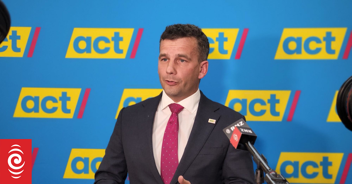 ACT preens as party in waiting ahead of Election 2023 | RNZ News