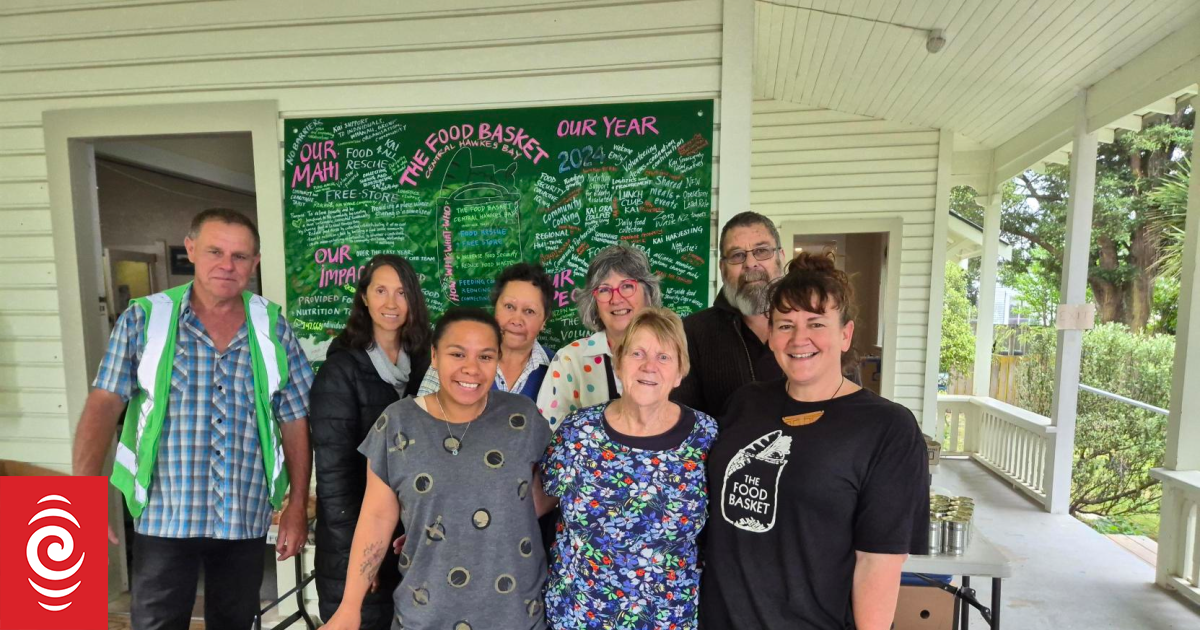 Local food basket providing kai for 800 people a week | RNZ News