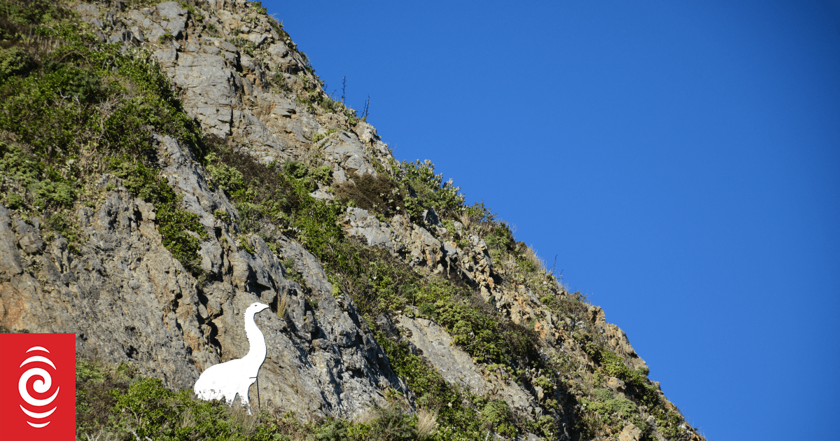 Mysterious Moa Point statue will return to its perch, locals vow | RNZ News