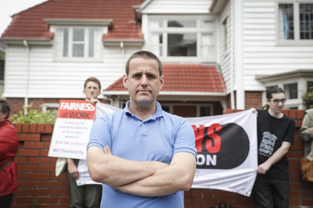 NZ unions protest treatment of Fiji airport workers | RNZ News