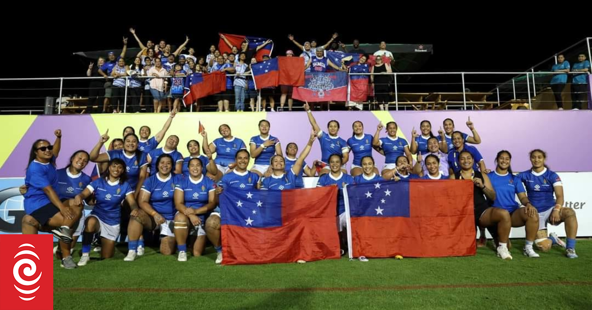 Manusina Samoa qualify for women's Rugby World Cup | RNZ News