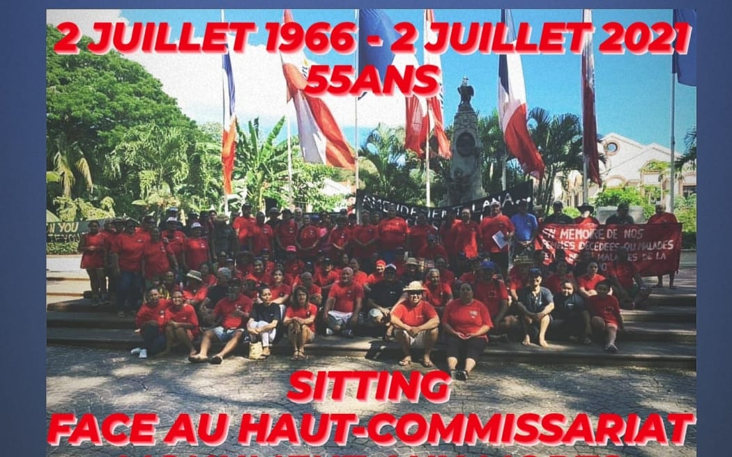 Tahiti rally commemorates France's first atomic test in Pacific | RNZ News