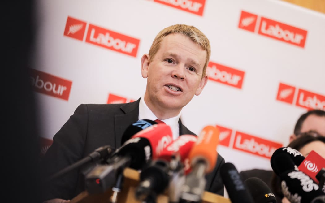 Labour Party leader Chris Hipkins reveals new shadow Cabinet | RNZ News