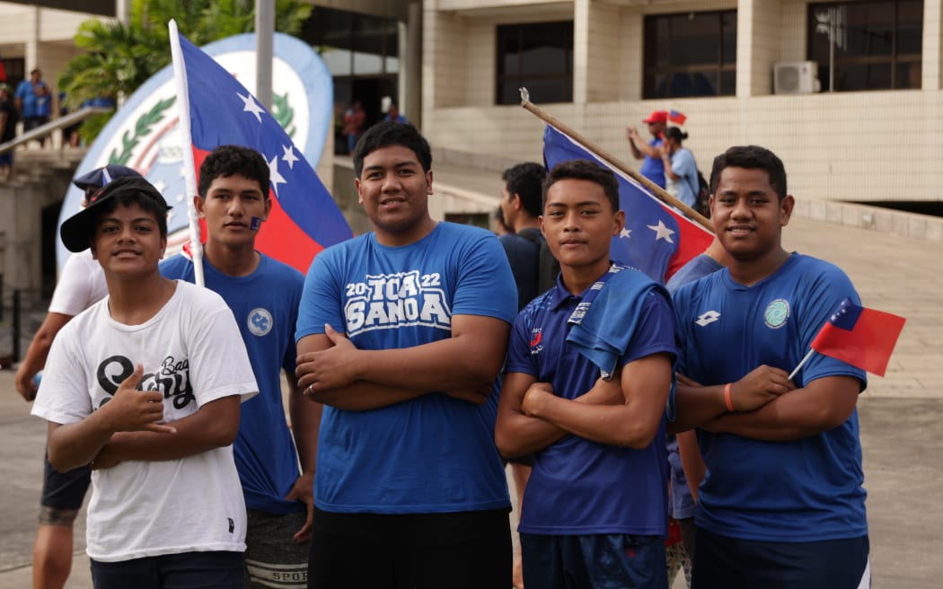 In photos: Toa Samoa supporters flood the streets of Apia ahead of the ...