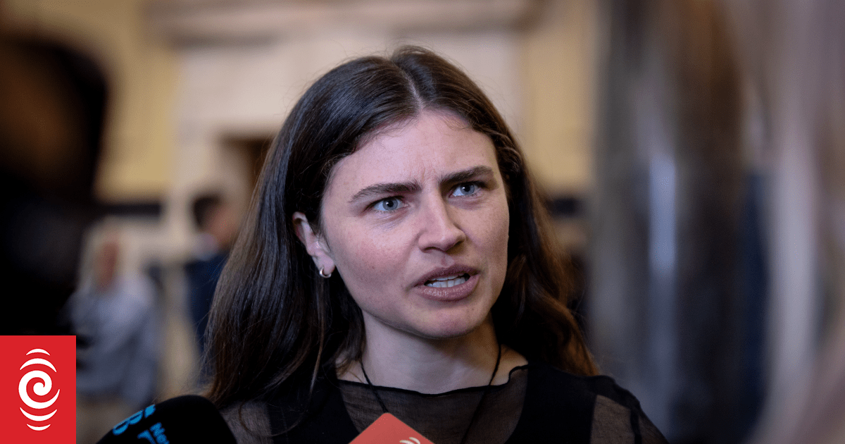 Green Party co-leader Chlöe Swarbrick 'named' for refusing to leave Parliament | RNZ News