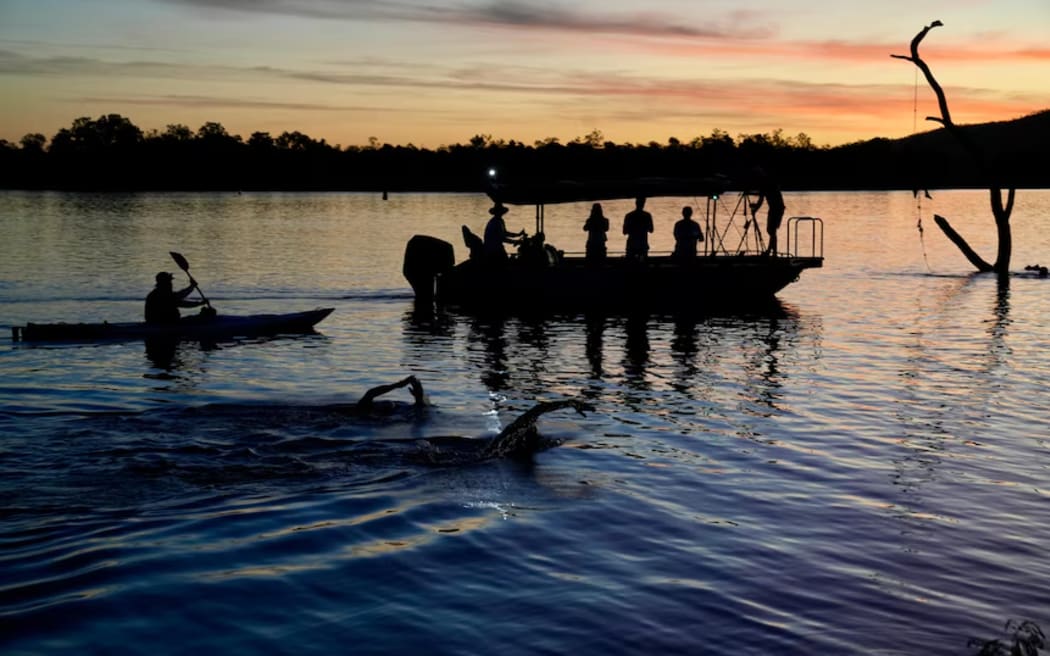 Ultra-swimmer Andy Donaldson sets world record with 55km Ord River ...