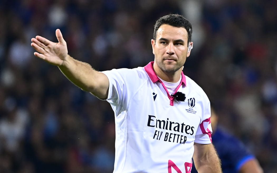 Wayne Barnes to referee All Blacks' quarter-final | RNZ News