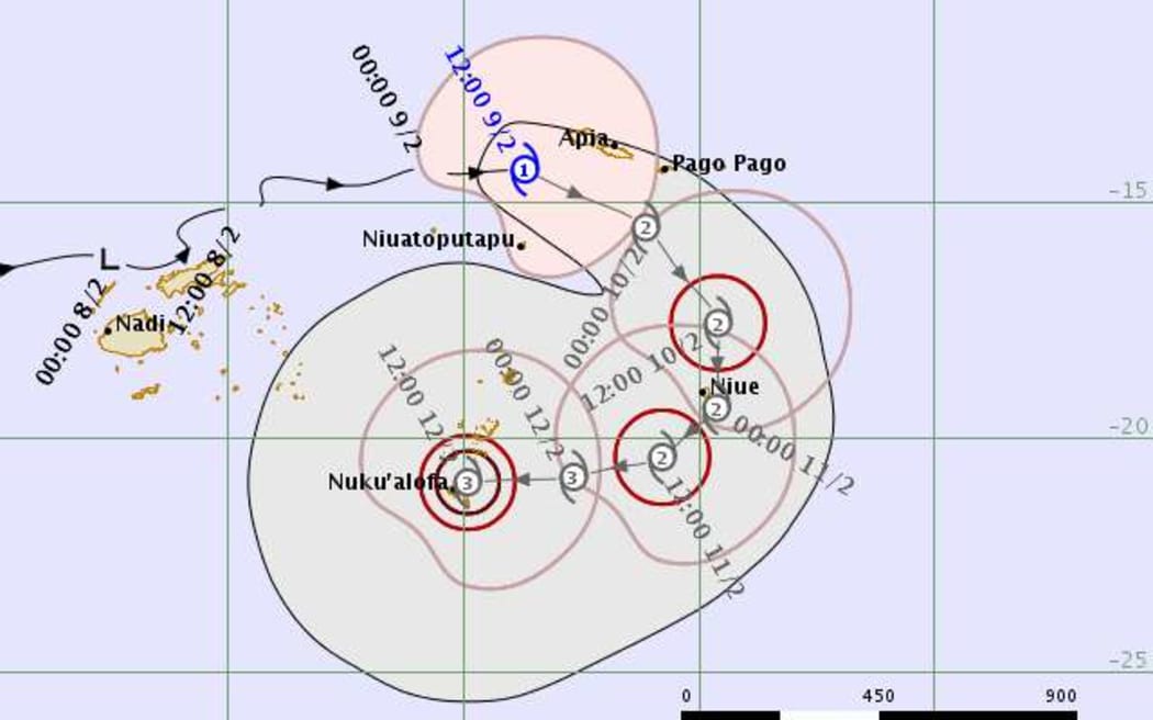 Cyclone Gita, still strengthening, sets sights on Niue and Tonga | RNZ News