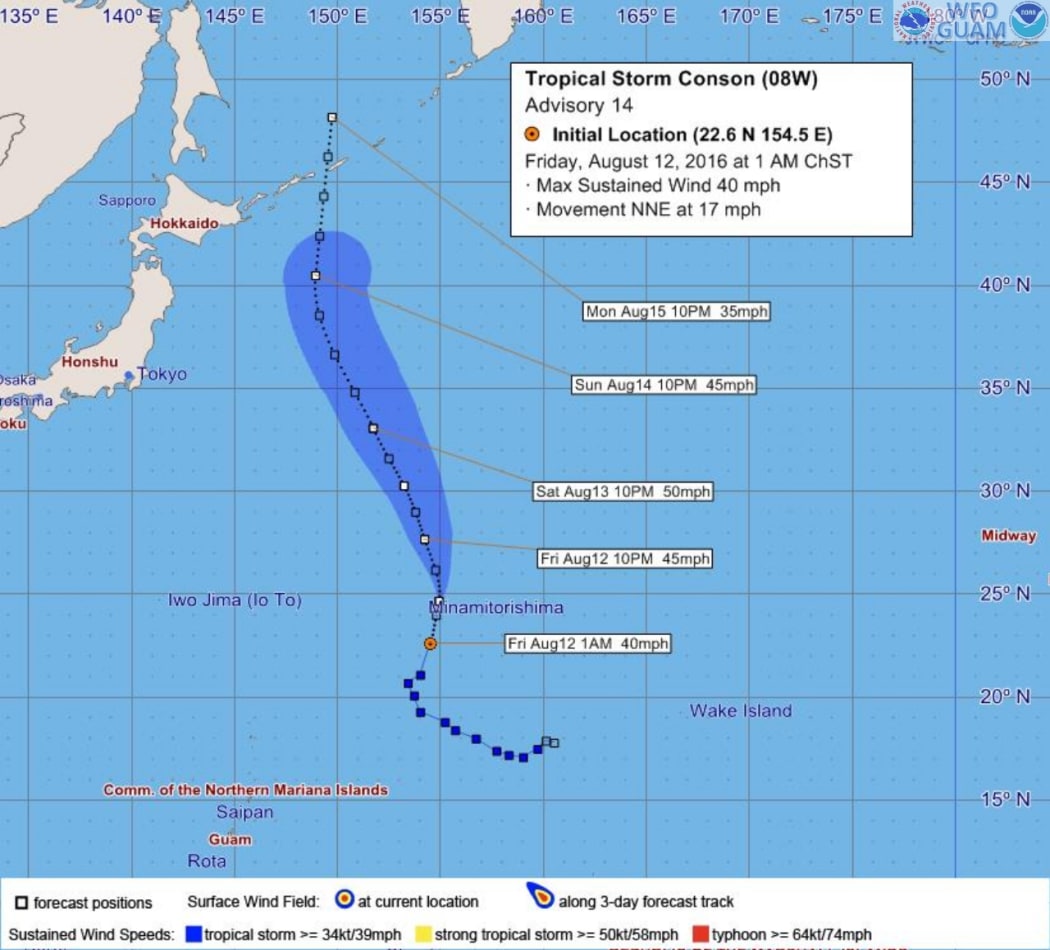 CNMI tropical storm could turn into typhoon | RNZ News