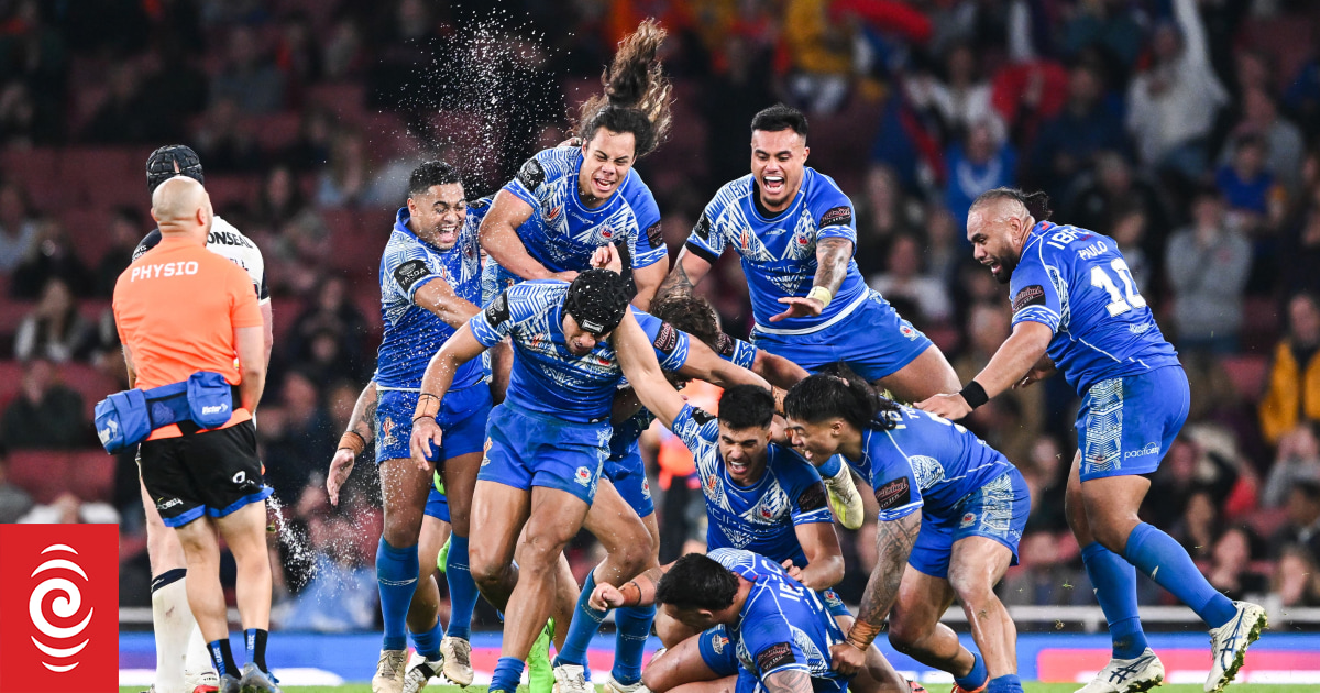 Samoan World Cup stars welcomed to Apia as heroes | RNZ News
