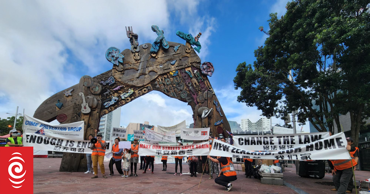 Chinese community members march against rising crime | RNZ News