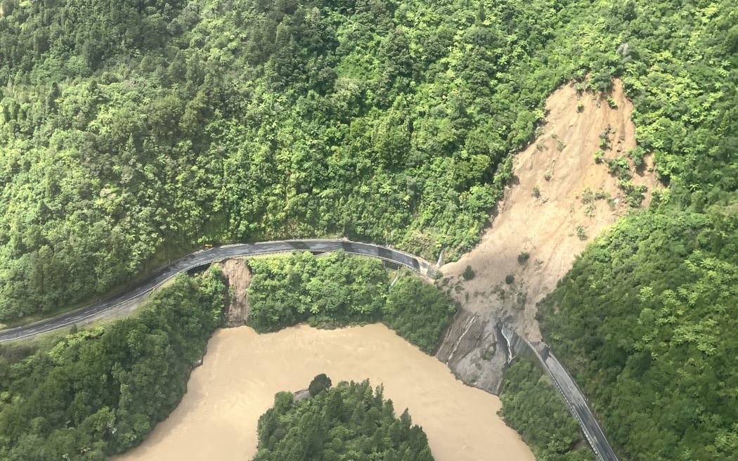 Dozens of slips close State Highway 2 through Waioweka Gorge after wild ...