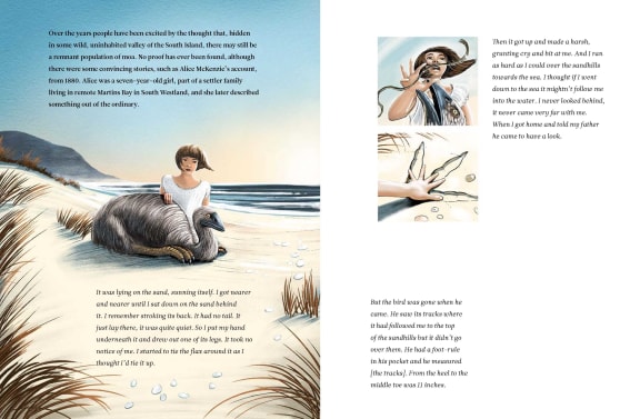 Explaining to children what happened to the moa | RNZ