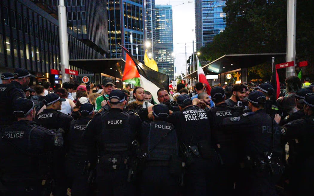 NSW Police defend officers' actions in violent clashes with Sydney ...