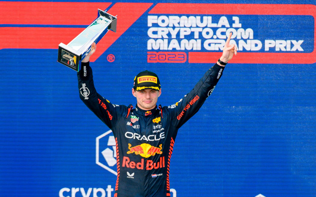 Verstappen chases Miami hat-trick as Newey makes headlines | RNZ News