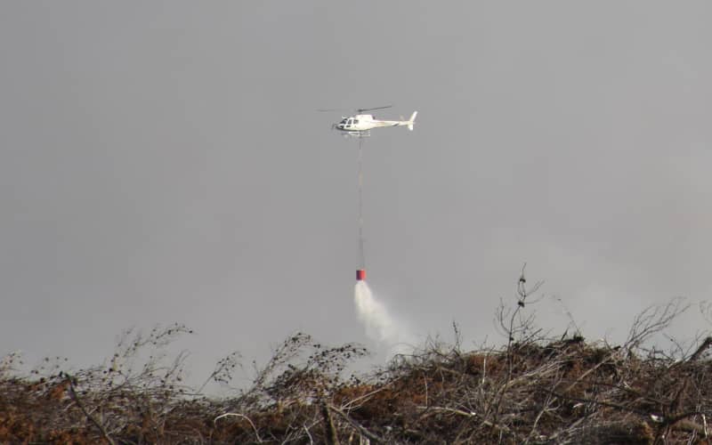 Twizel fire: Seven helicopters fight blaze, wind direction change helps ...