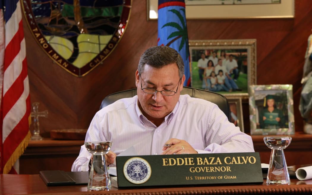 Guam governor's backflip on military build-up questioned | RNZ News