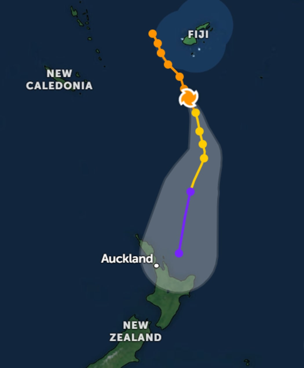 'Damaging, potentially life-threatening' Cyclone Vaianu increasingly ...